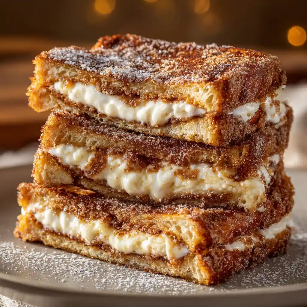 Incredible Churro Stuffed French Toast With Cinnamon Sugar - Gather and ...