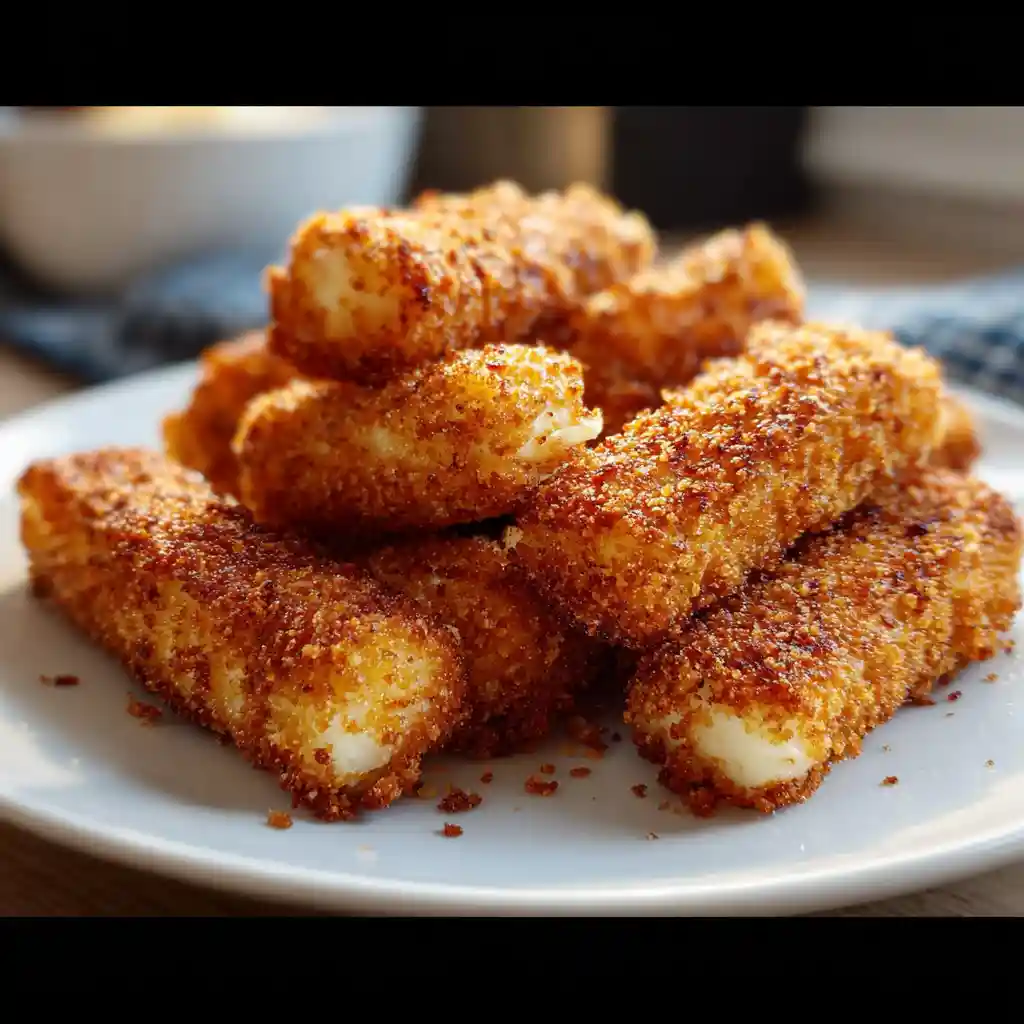Crispy and Easy Homemade Mozzarella Sticks Recipe - Gather and Cook